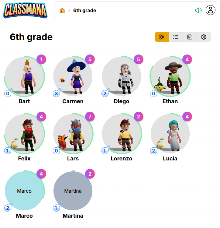 ClassMana - Gamify your classroom